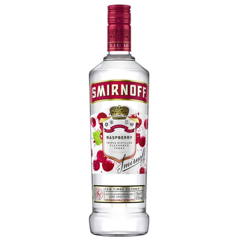 Smirnoff Raspberry 750ML | La Caleta Bar Delivery