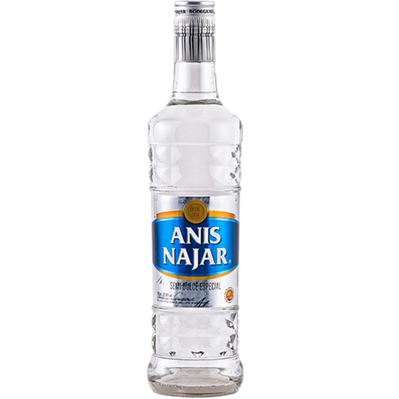 Anis Najar Azul Semi Dulce 750ML | La Caleta Bar Delivery